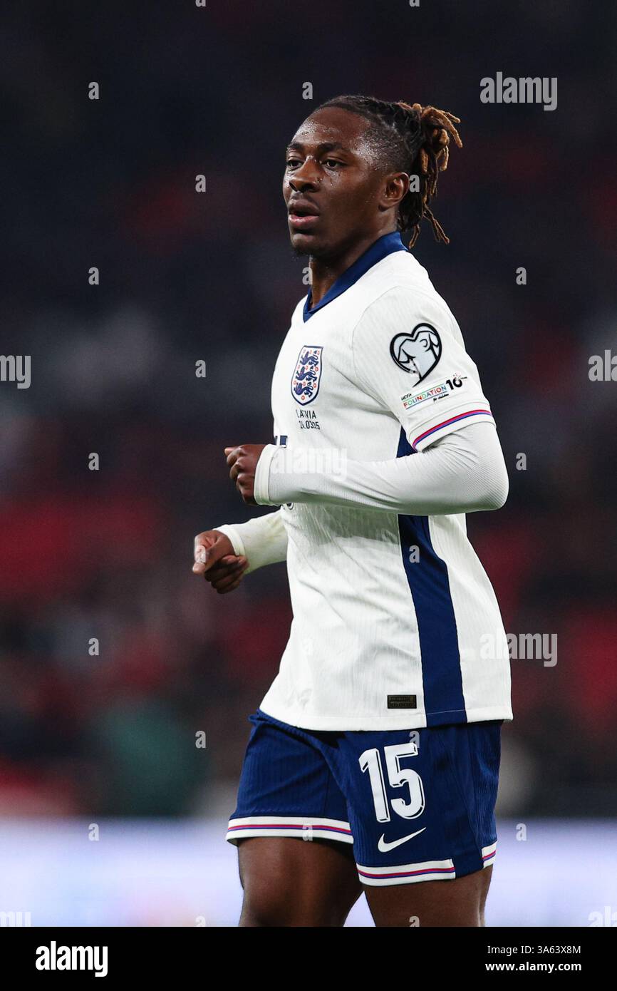 LONDON, UK - 24th Mar 2025: Eberechi Eze of England during the FIFA ...