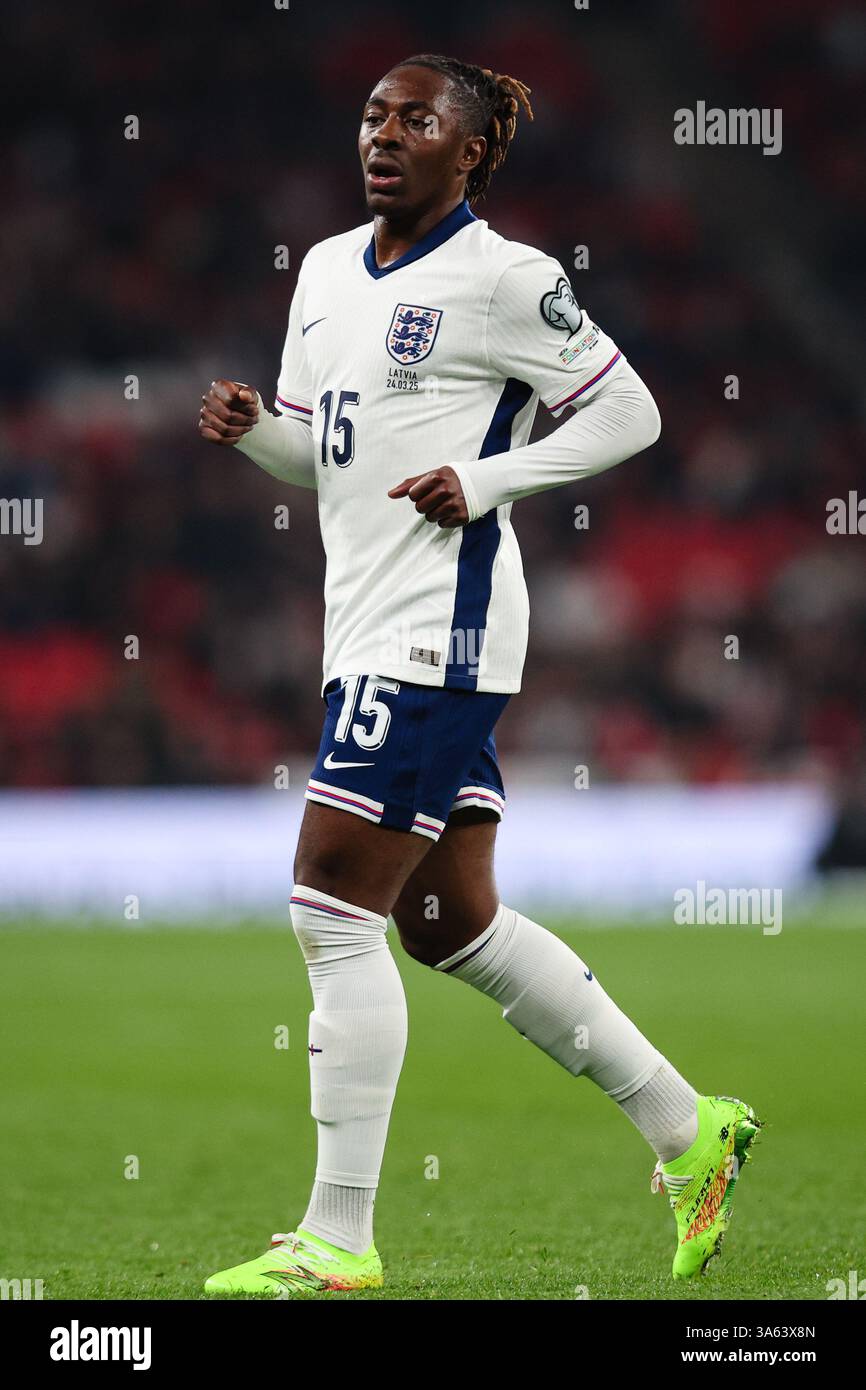 LONDON, UK - 24th Mar 2025: Eberechi Eze of England during the FIFA ...