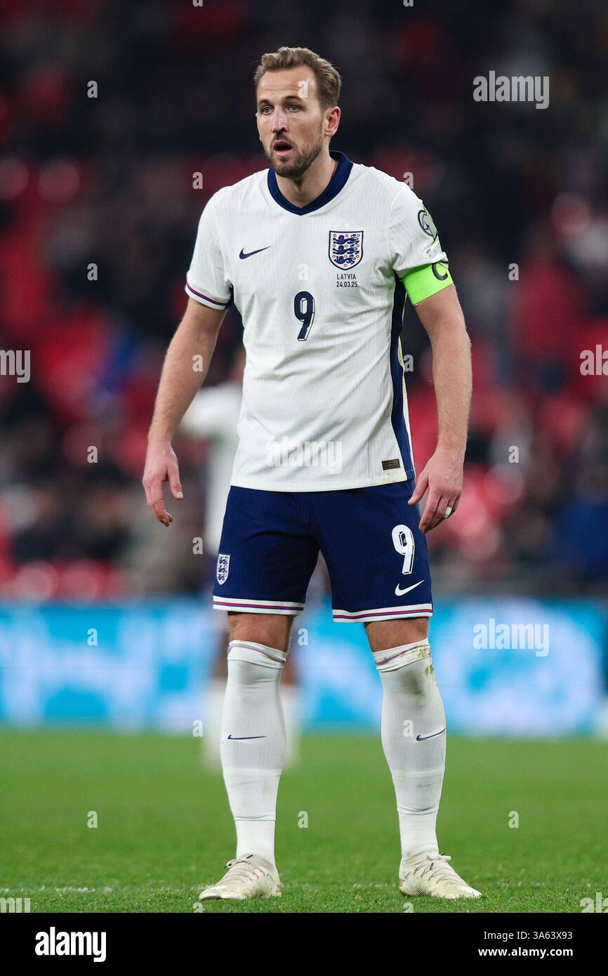 LONDON, UK - 24th Mar 2025: Harry Kane of England during the FIFA World ...