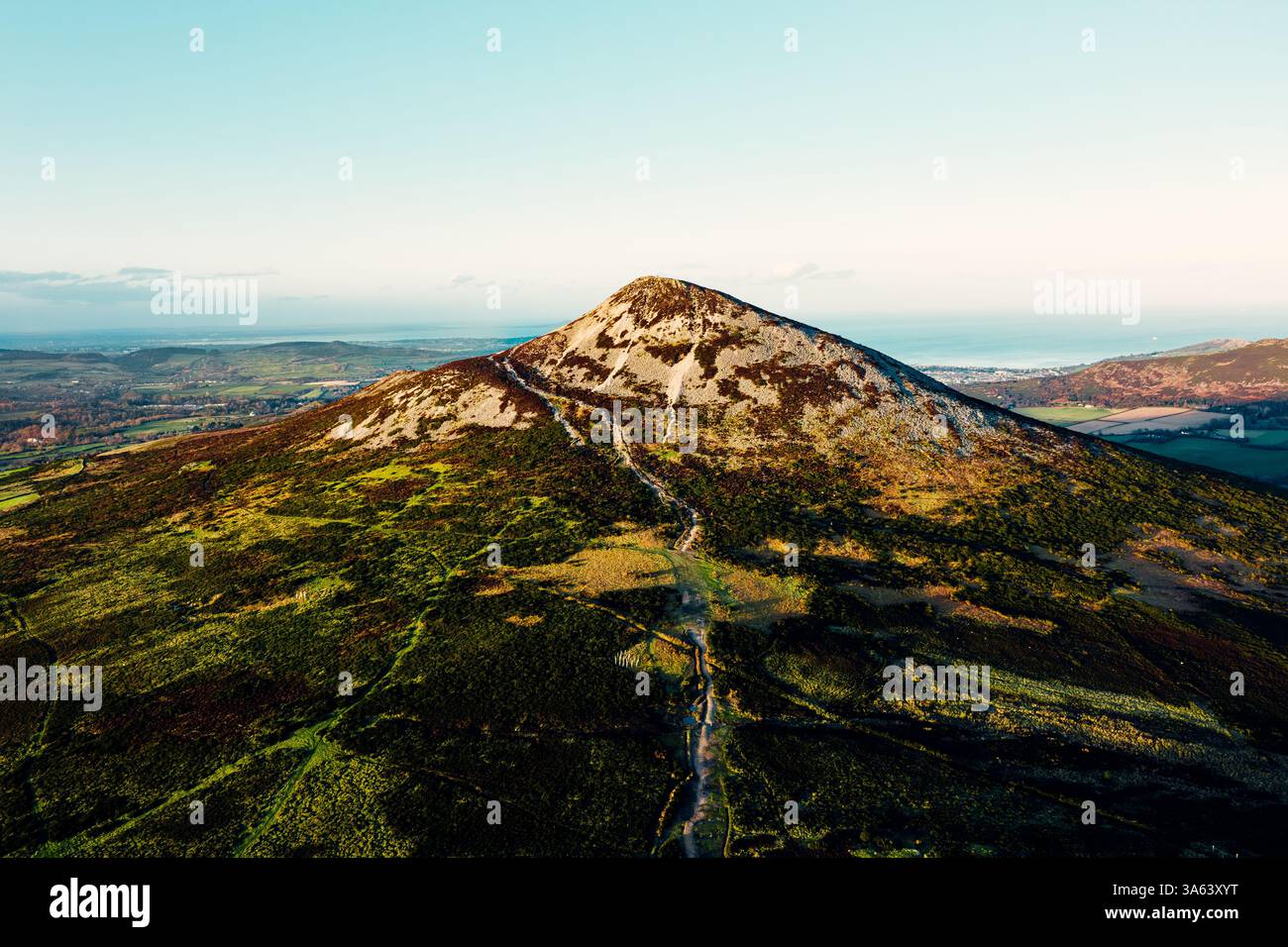 Wicklow’s Great Sugar Loaf Captured in Stunning Aerial During Golden ...