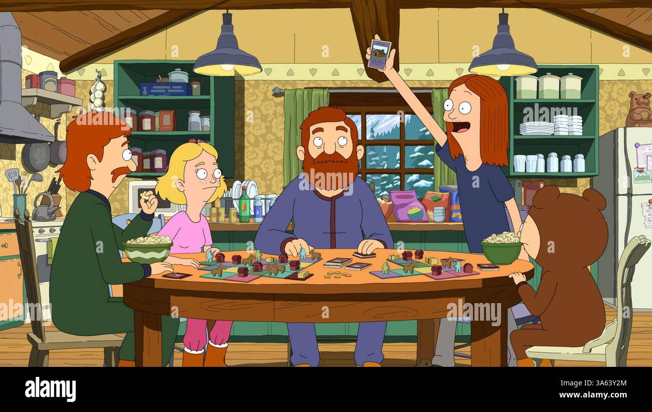 THE GREAT NORTH, from left: Wolf Tobin (voice: Will Forte), Judy Tobin ...