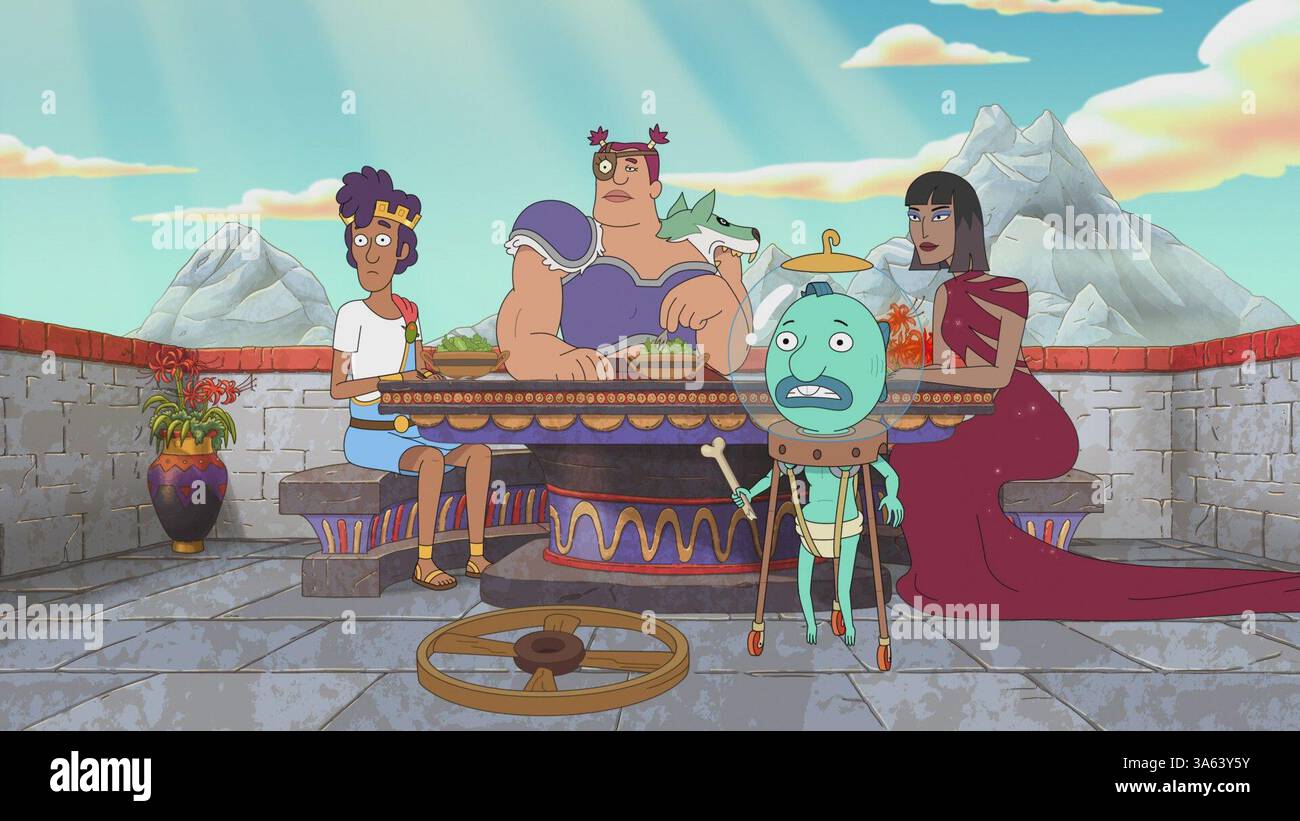 KRAPOPOLIS, from left: Hippocampus (voice: Duncan Trussell), Stupendous ...