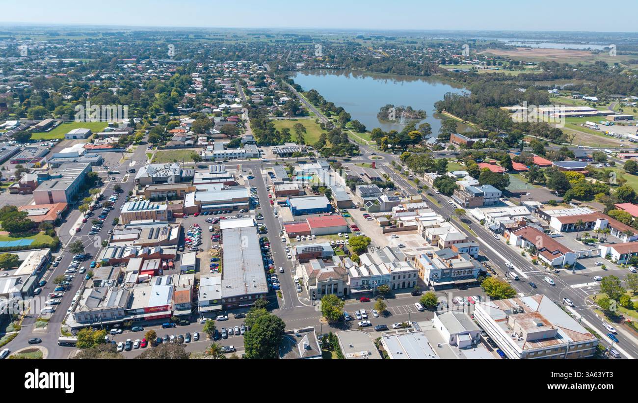 The Victorian east Gippsland town of Sale Stock Photo - Alamy