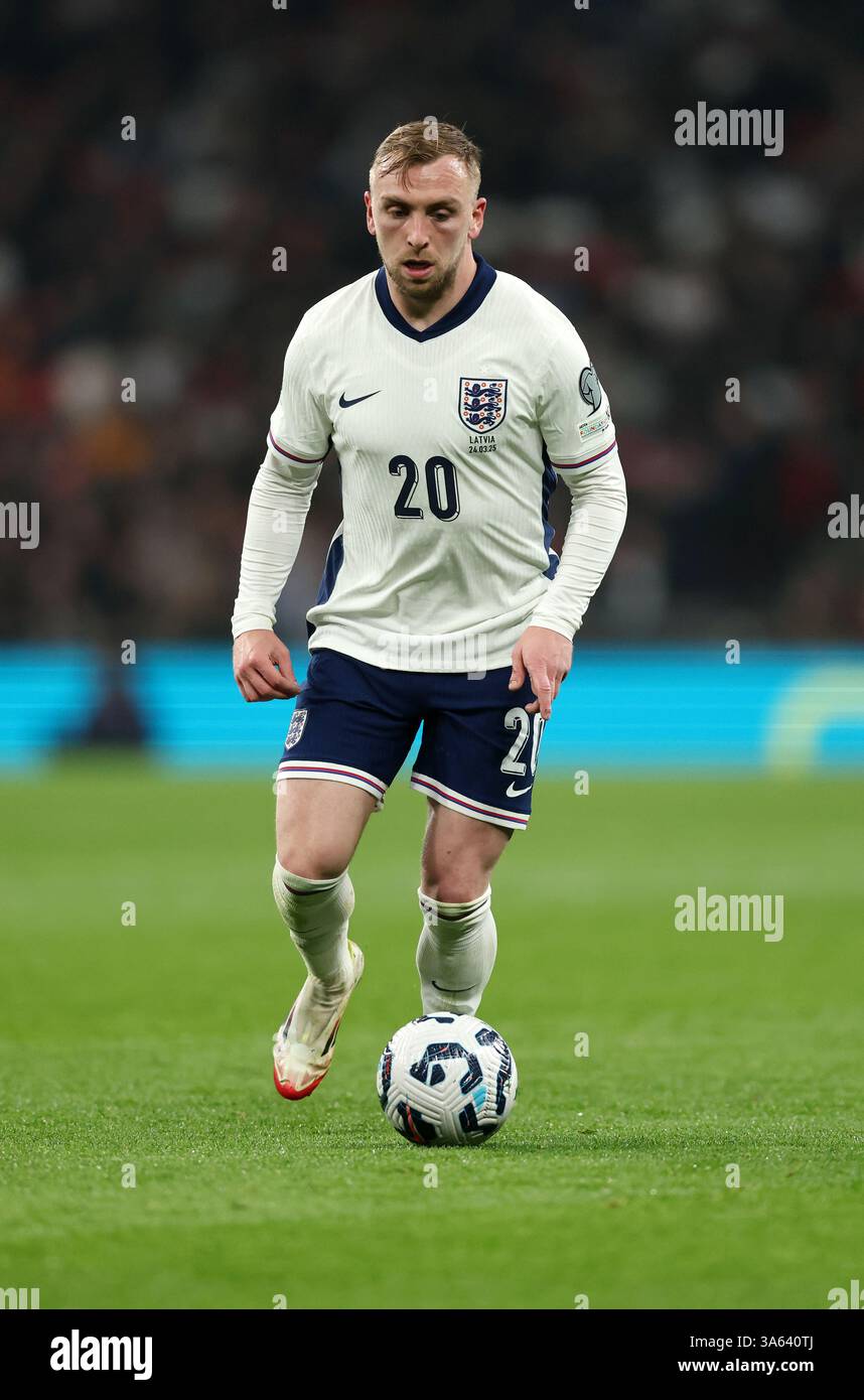 London, UK. 24th Mar, 2025. Jarrod Bowen of England during the FIFA ...