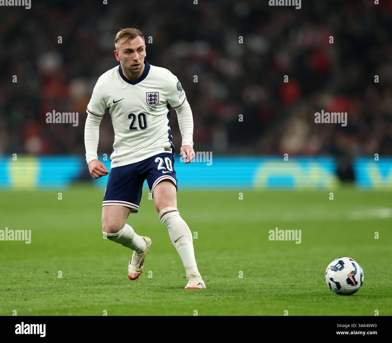 London, England, 24th March 2025. Jarrod Bowen of England during the ...