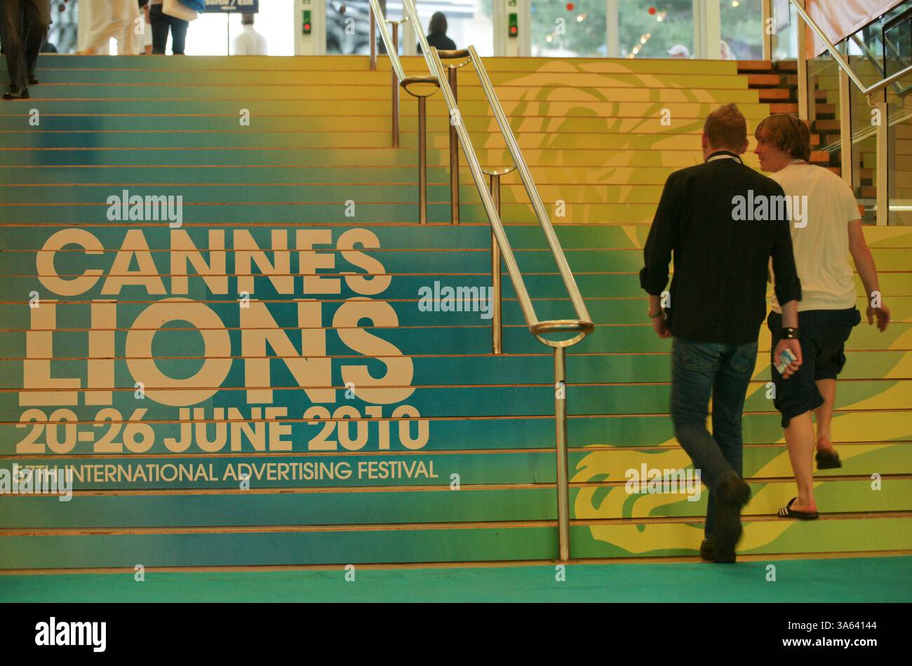 Cannes, France - June 23, 2010: Cannes Lions International Festival of Creativity with Festival ...