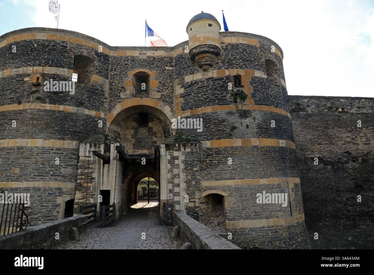 Chateau d'Angers, Angers, Loire Valley, France Stock Photo - Alamy