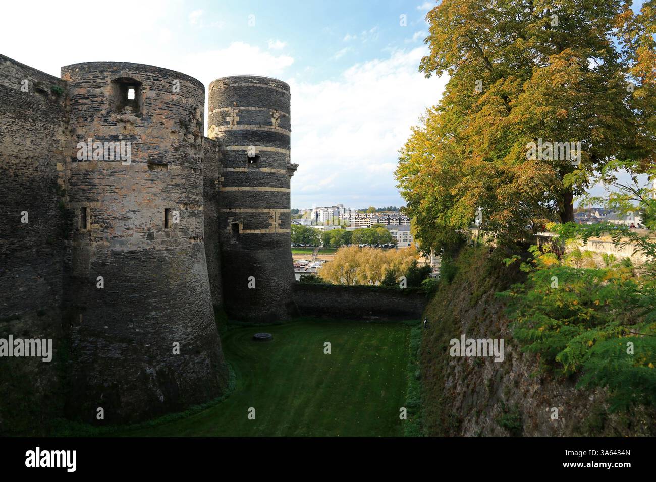 Chateau d'Angers, Angers, Loire Valley, France Stock Photo - Alamy