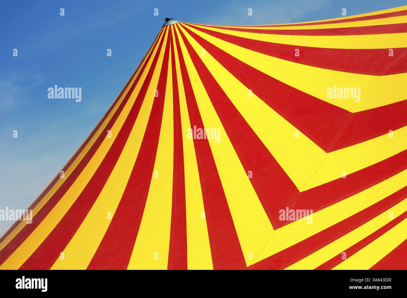 Red and yellow circus dome Stock Photo - Alamy