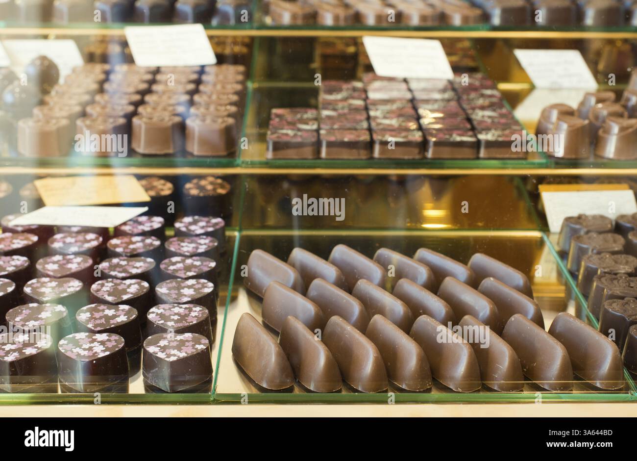 Sweets on chocolate factory hi-res stock photography and images - Alamy