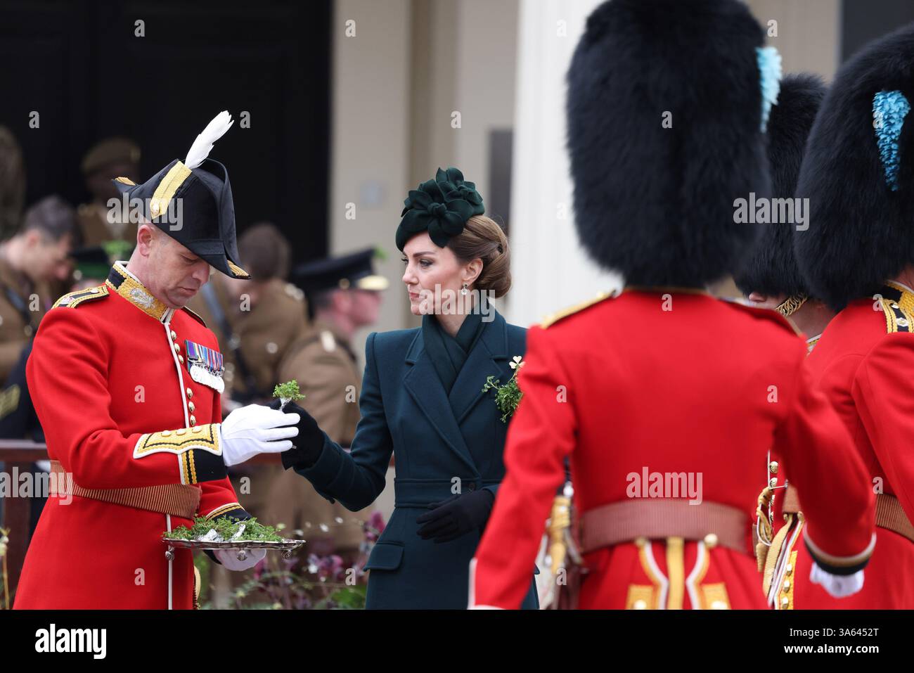 London, UK. Catherine, Princess of Wales at the Irish Guards St ...