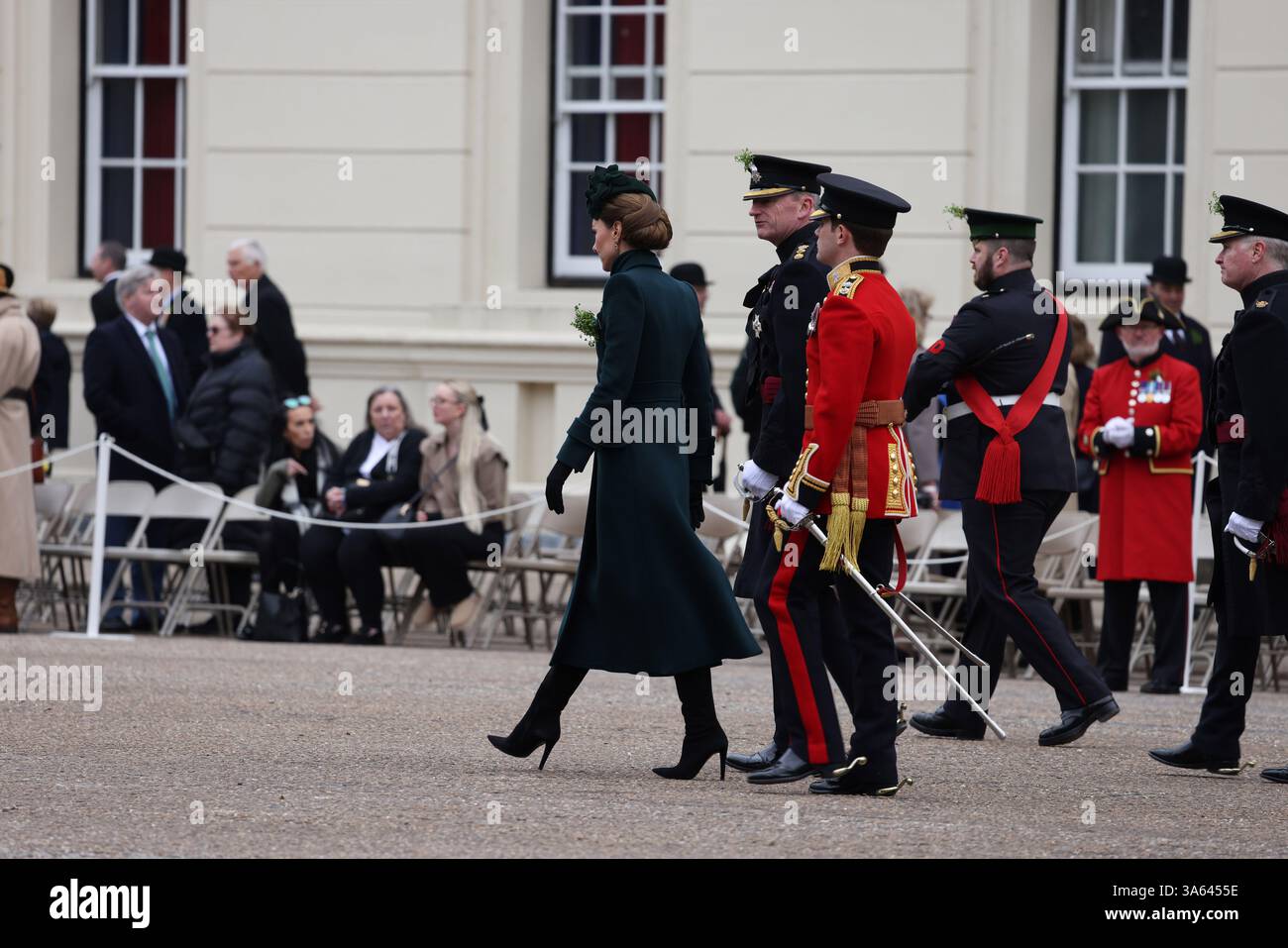 London, UK. Catherine, Princess of Wales at the Irish Guards St ...