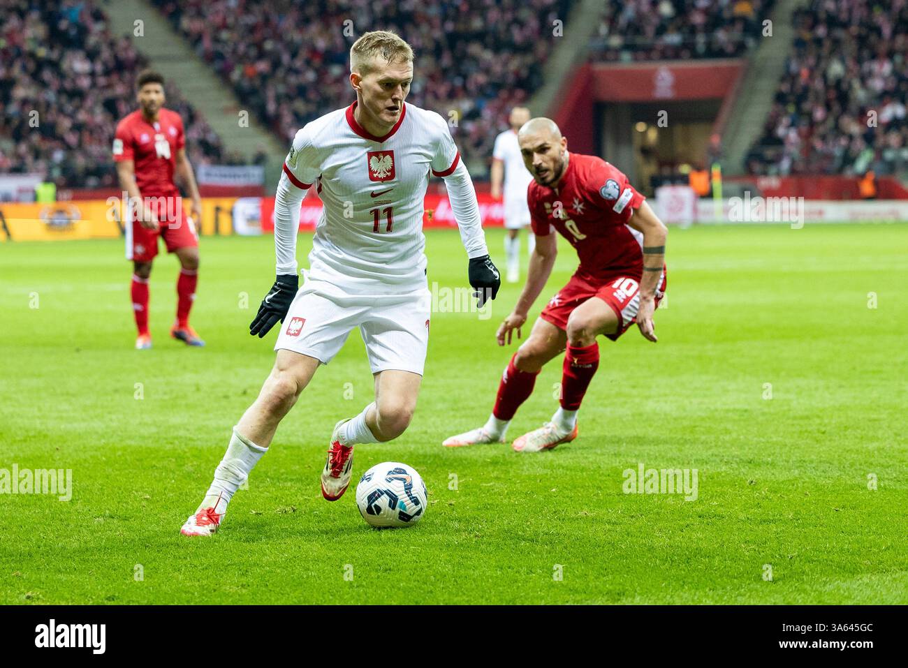 Stadion Narodowy, Warsaw, Poland. 24th Mar, 2025. FIFA World Cup ...