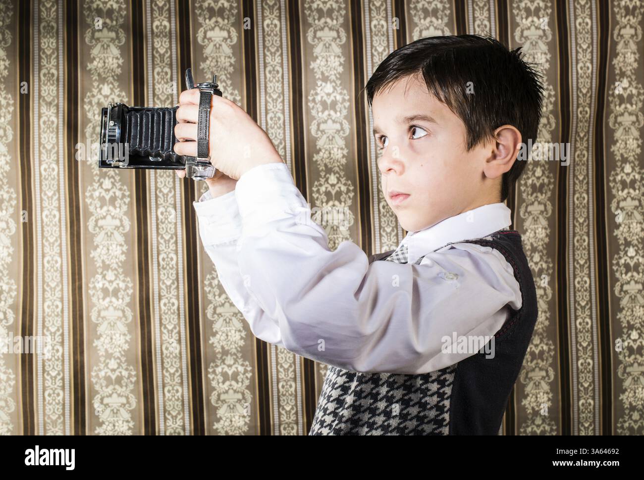 Child shooting clothes hi-res stock photography and images - Alamy