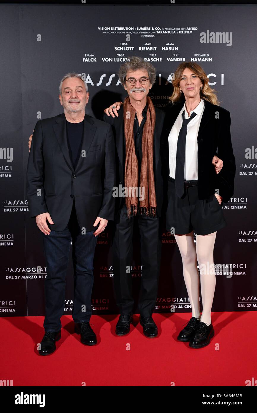 Milan, Italy. 25th Mar, 2025. Milan, Preview of Silvio Soldini's Film ...