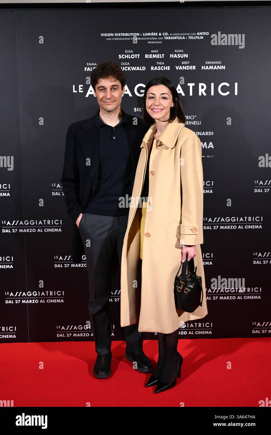 Milan, Italy. 25th Mar, 2025. Milan, Preview of Silvio Soldini's film ...