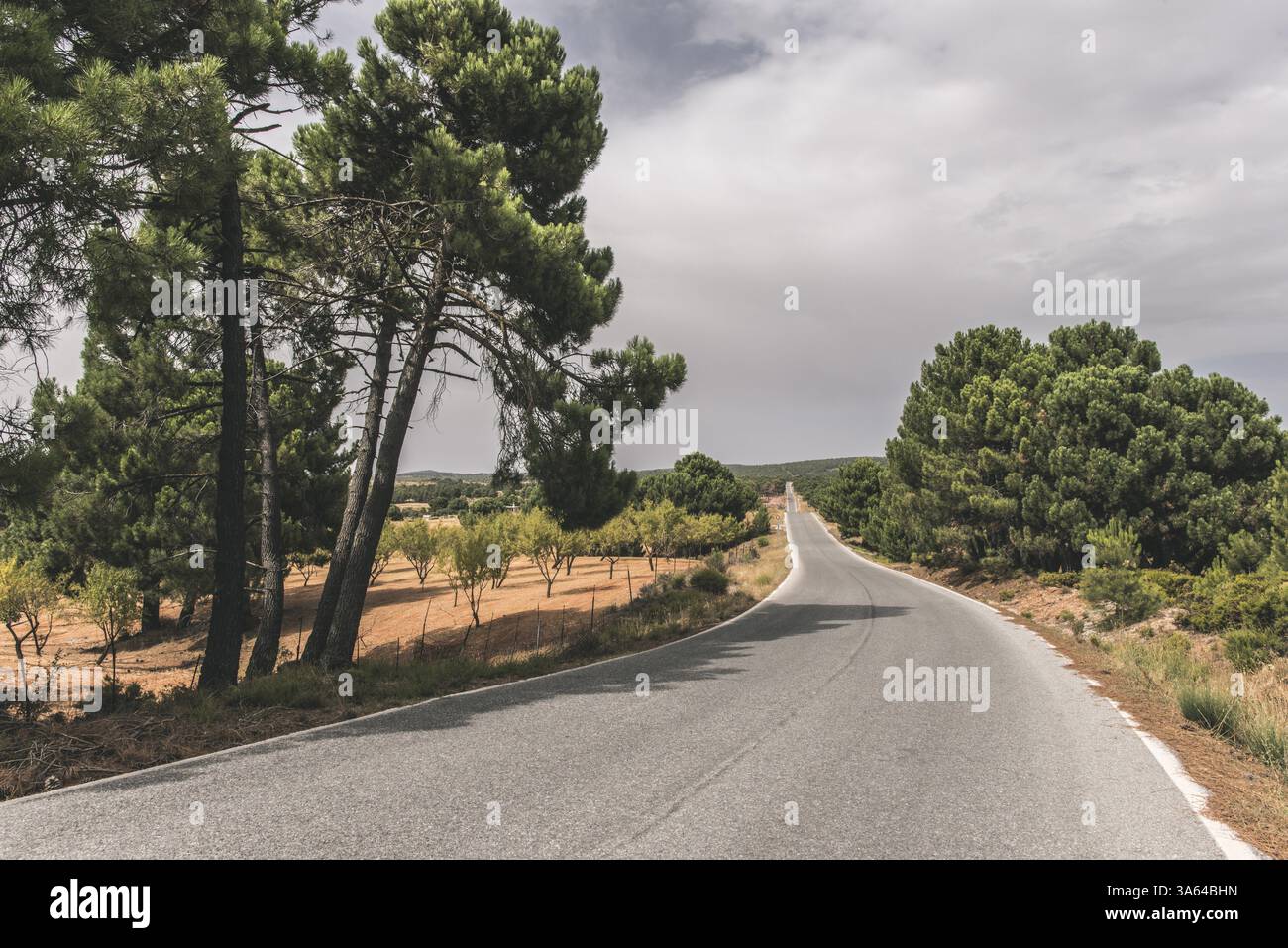 Moody road in mountain hi-res stock photography and images - Alamy