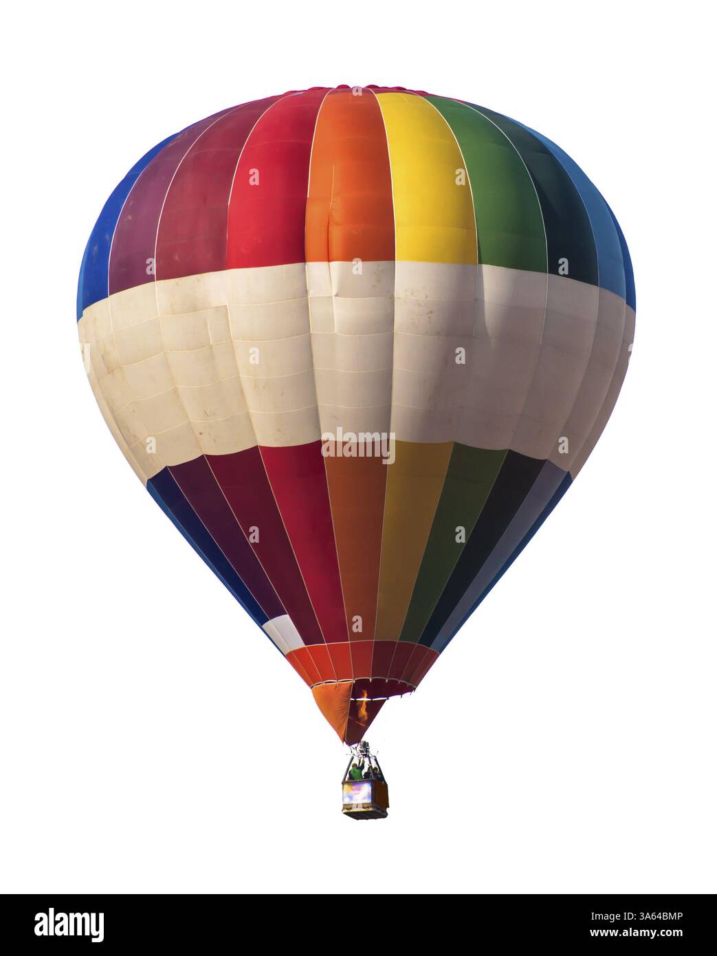 Multicolored Balloon white isolated Stock Photo - Alamy