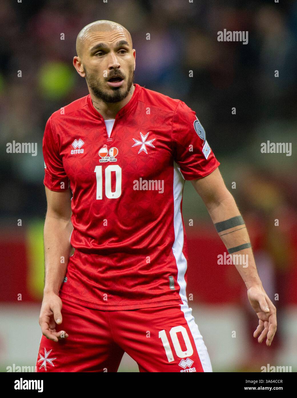 Teddy Teuma of Malta during the 2026 FIFA World Cup Qualifier Group G ...