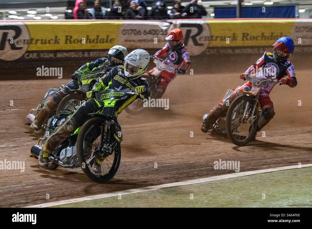 Manchester on Monday 24th March 2025.Tom Brennan of Ipswich Witches in ...
