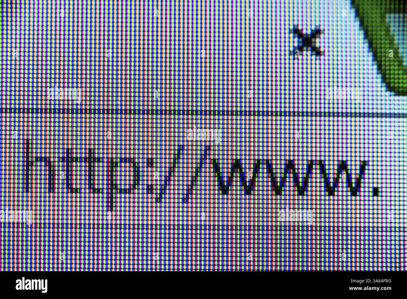 Internet browser close up Stock Photo - Alamy