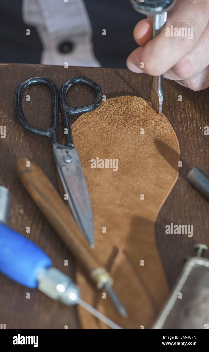 Shoe making feet hi-res stock photography and images - Alamy