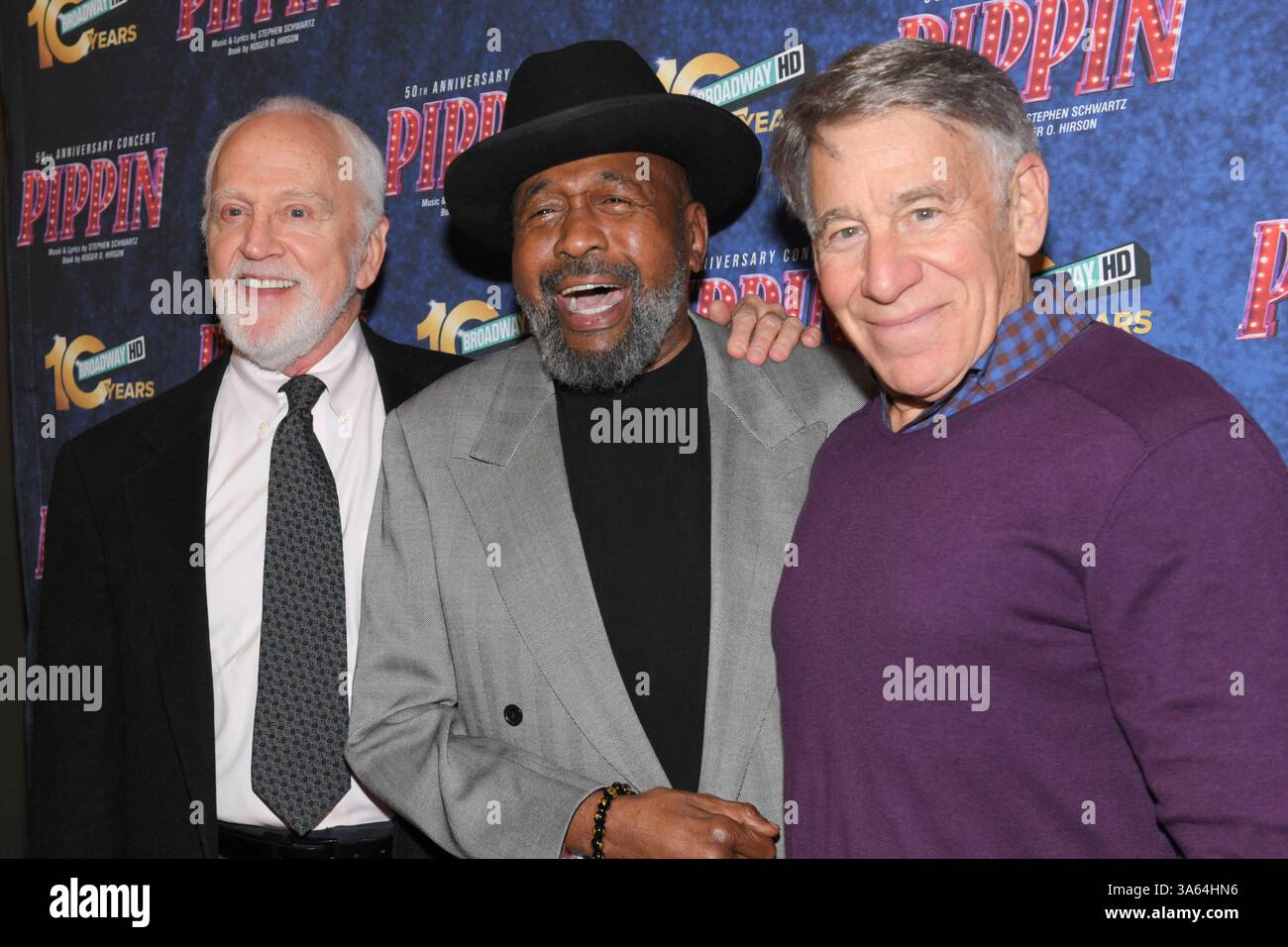 New York, USA. 24th Mar, 2025. (L-R) John Rubinstein, Ben Vereen and ...