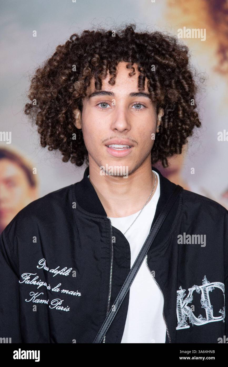 Masseo Gayez Banzept attending the Rapide Premiere at the Grand Rex ...