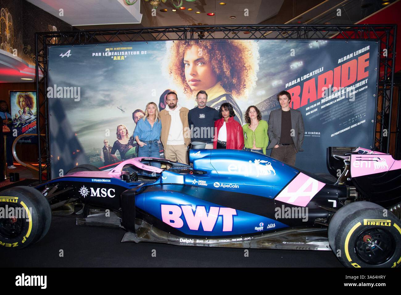 Paris, France. 20th Mar, 2025. Anne Marivin, Alban Lenoir, Morgan ...