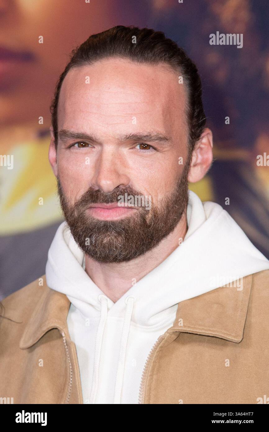 Alban Lenoir attending the Rapide Premiere at the Grand Rex cinema in ...