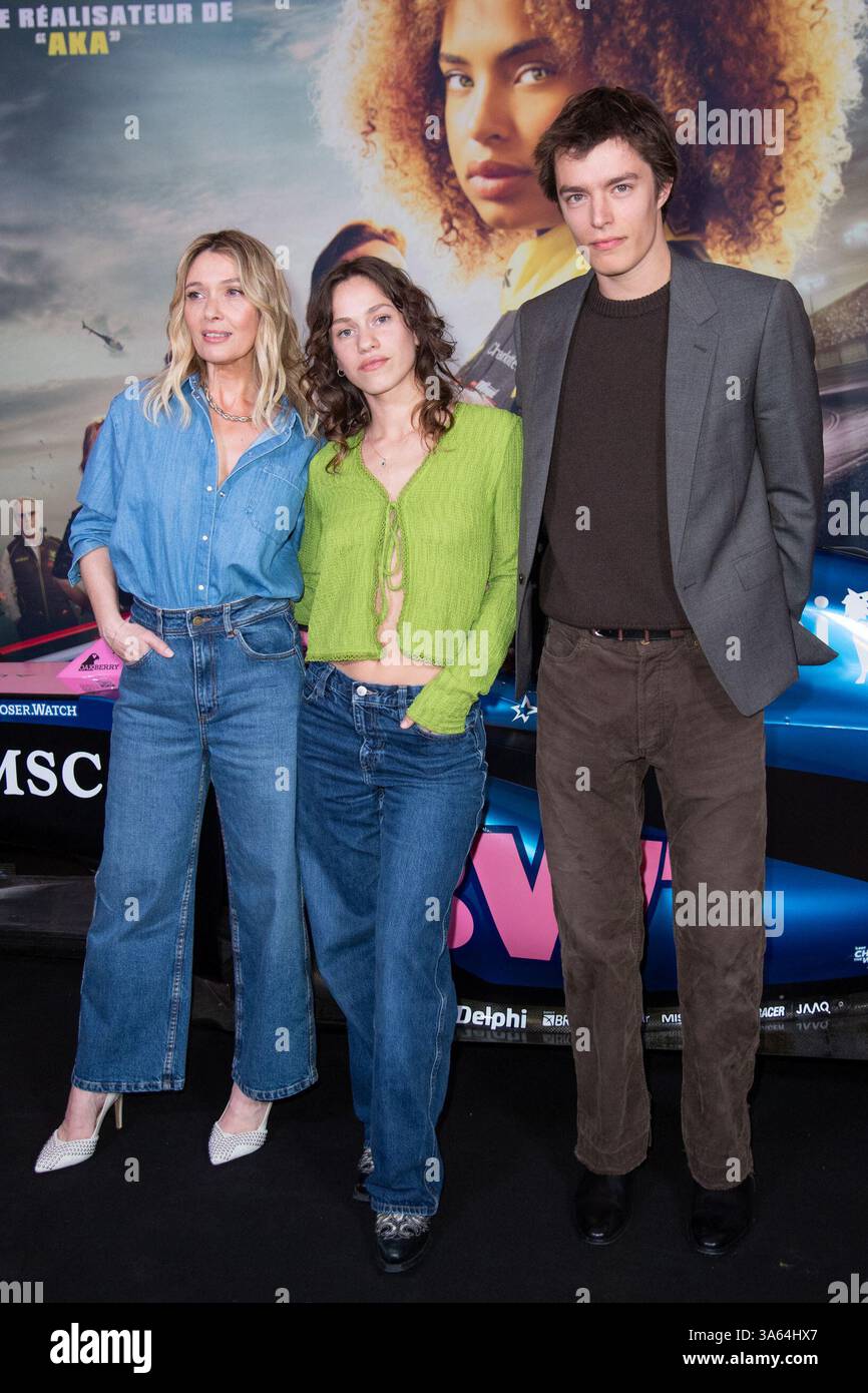 Paris, France. 20th Mar, 2025. Anne Marivin, Mathilde La Musse and ...