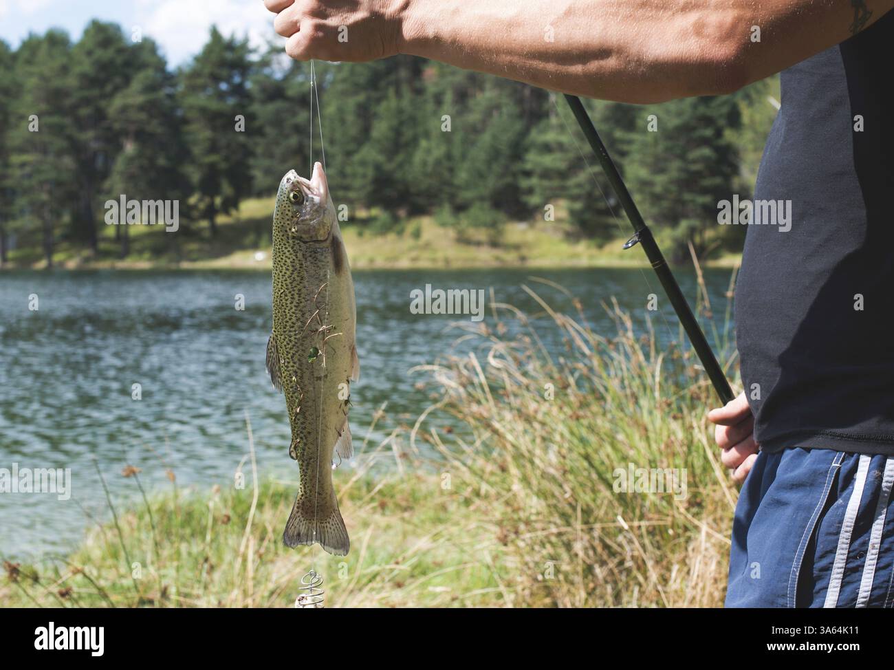 Dam fishing hi-res stock photography and images - Alamy