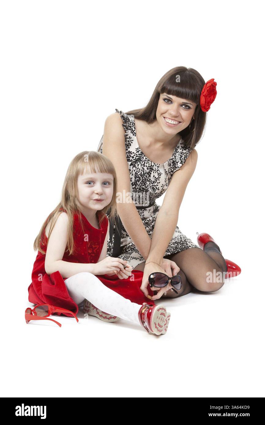 Happy girl on field Cut Out Stock Images & Pictures - Alamy