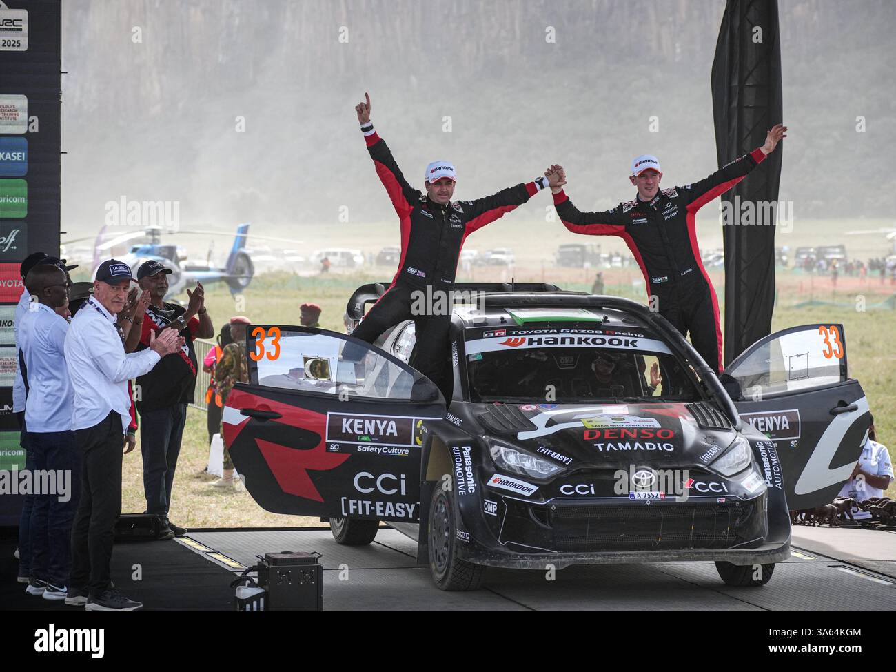 Naivasha. 23rd Mar, 2025. Toyota Gazoo Racing World Rally Team (WRT)'s ...