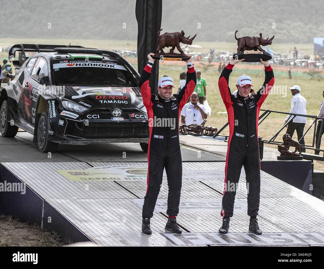 Naivasha. 23rd Mar, 2025. Toyota Gazoo Racing World Rally Team (WRT)'s ...