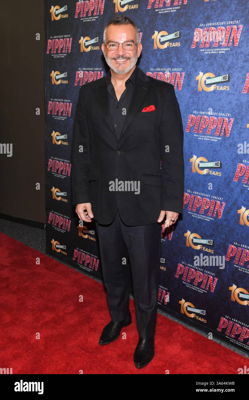 New York, USA. 24th Mar, 2025. Stan Ponte attends BroadwayHD 10 Years ...