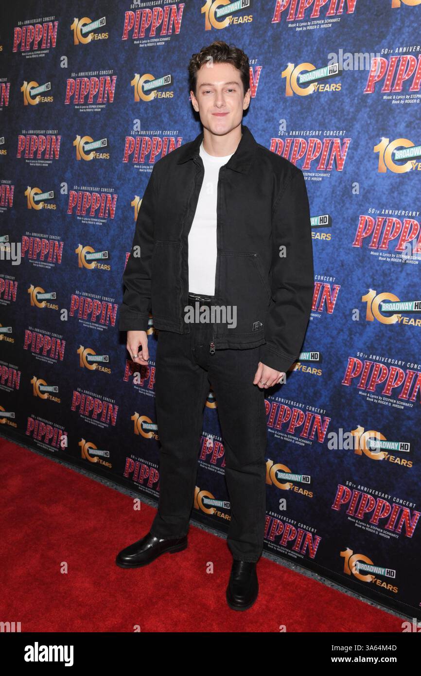 New York, USA. 24th Mar, 2025. Jac Yarrow attends BroadwayHD 10 Years ...