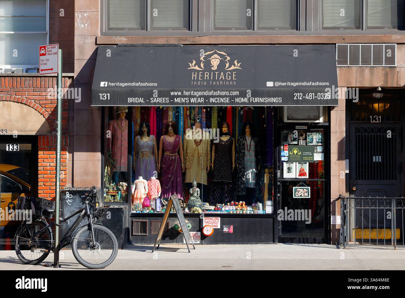 Heritage India Fashions, 131 Lexington Ave, New York, NYC storefront of ...