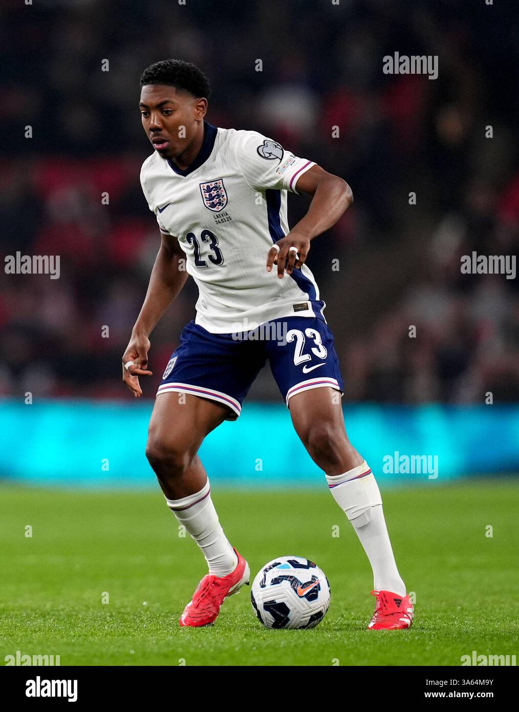 England’s Myles Lewis-Skelly during the 2026 FIFA World Cup Qualifying ...