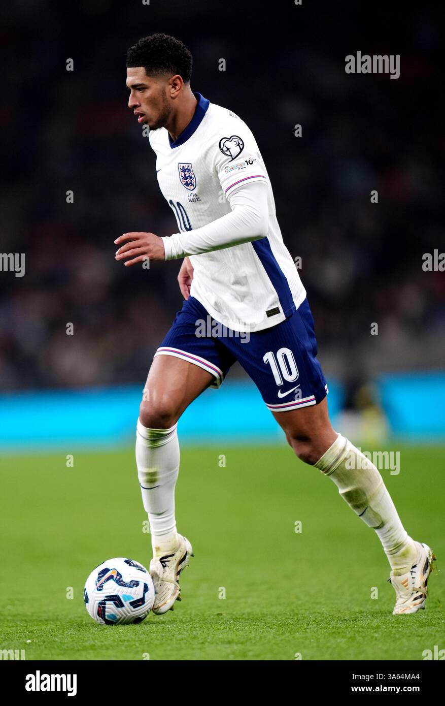 England’s Jude Bellingham during the 2026 FIFA World Cup Qualifying ...