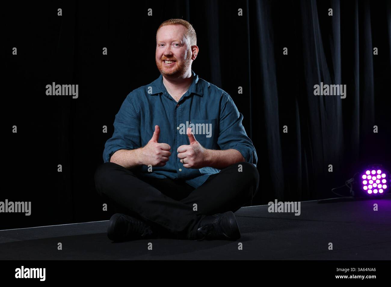 Comedian Luke McGregor poses for a photo during the launch of the 2025 ...