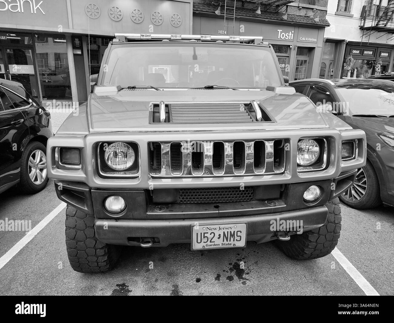 New York City, USA - March 10, 2024: 2006 Hummer H2 sportscar car ...