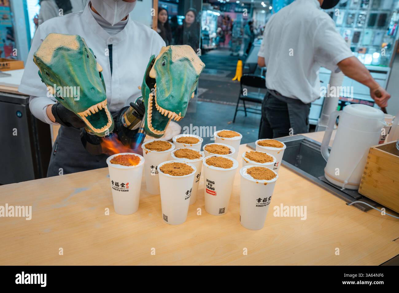 The Vibrant Neon Lights of Ximending Taipei Stock Photo - Alamy