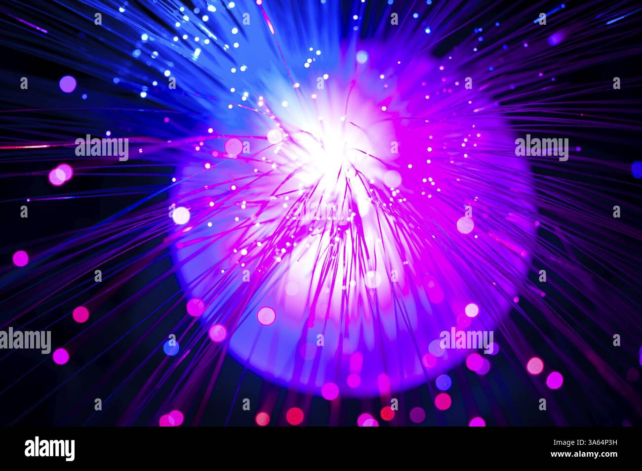 Optical fibers background Stock Photo - Alamy