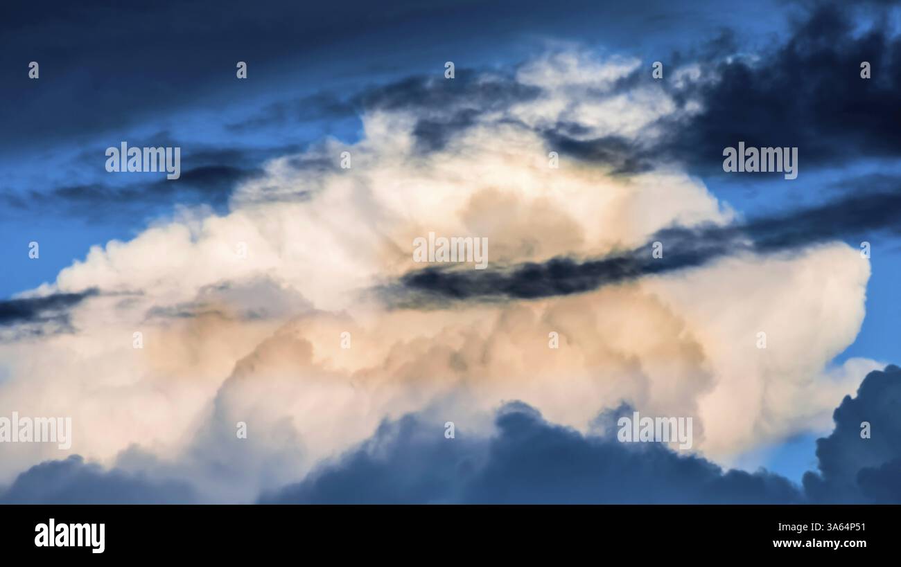 Deep blue sunset sky in hi-res stock photography and images - Alamy