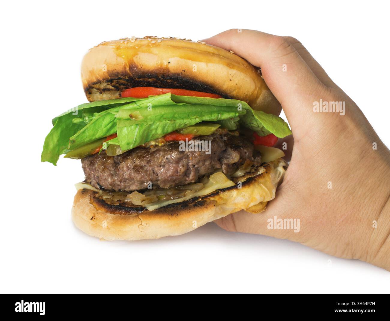 Hamburger photograph Cut Out Stock Images & Pictures - Alamy