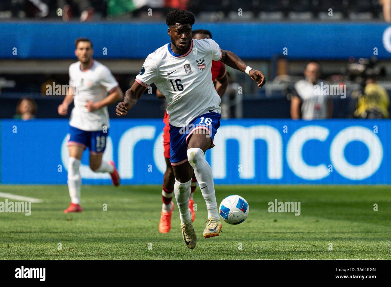 United States forward Patrick Agyemang (16) during the Concacaf Nations ...