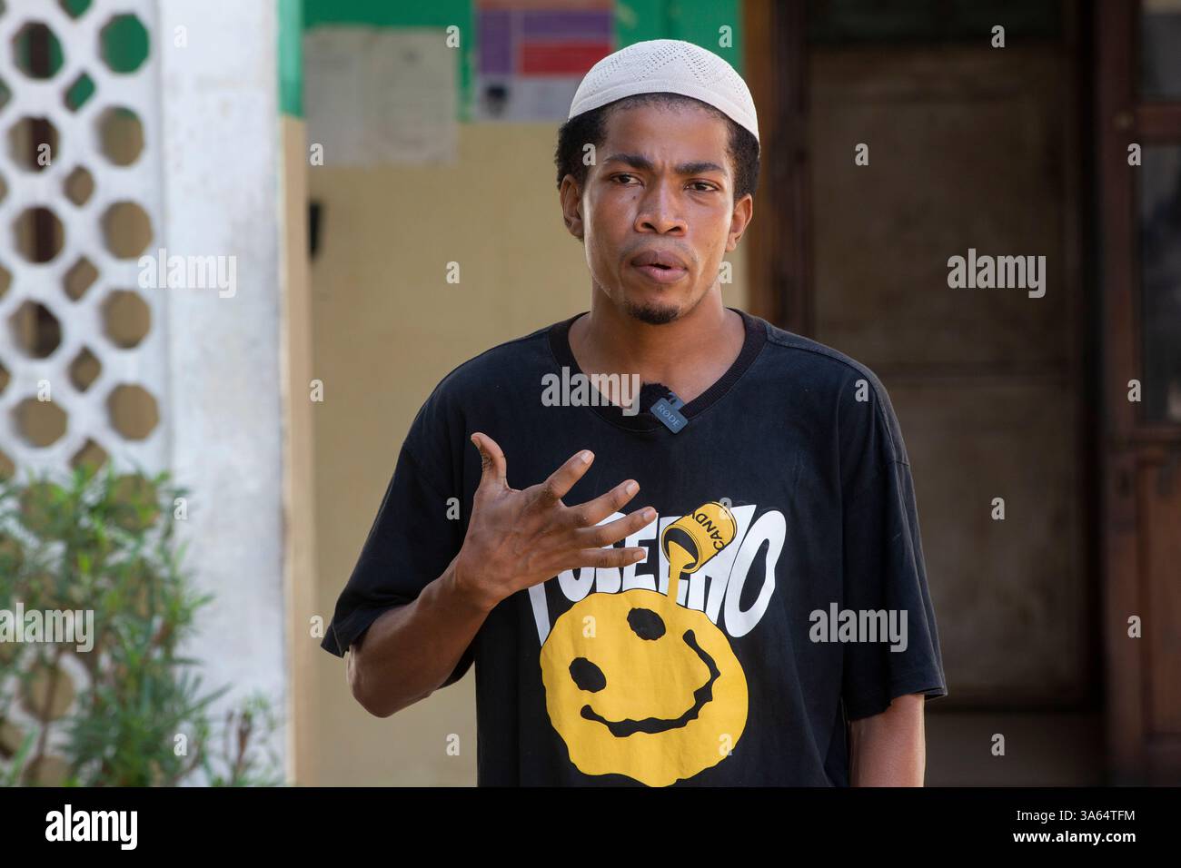 Zanzibar, Xinhua in Zanzibar. 23rd Mar, 2025. Seif Hassan Mbarouk, a ...