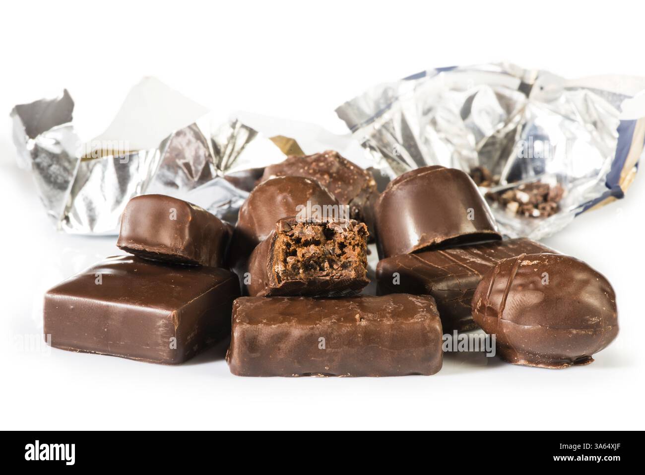 Chocolates and their packaging Stock Photo - Alamy