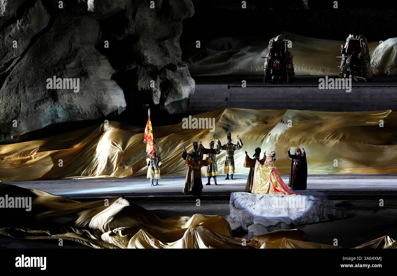 Lhasa,China.23th March 2025. The season 13 of the Large-scale live ...